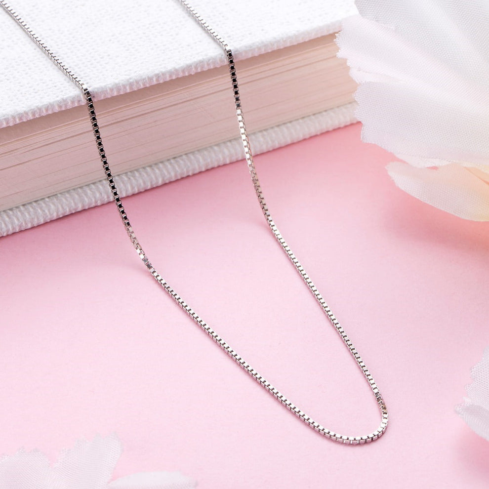 Pure silver box chain – Ethical silver
